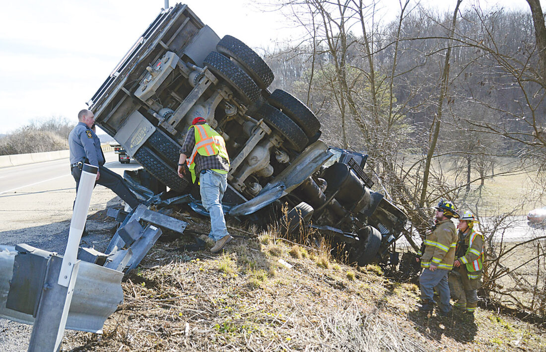 Rollover on I-99 | News, Sports, Jobs - Altoona Mirror